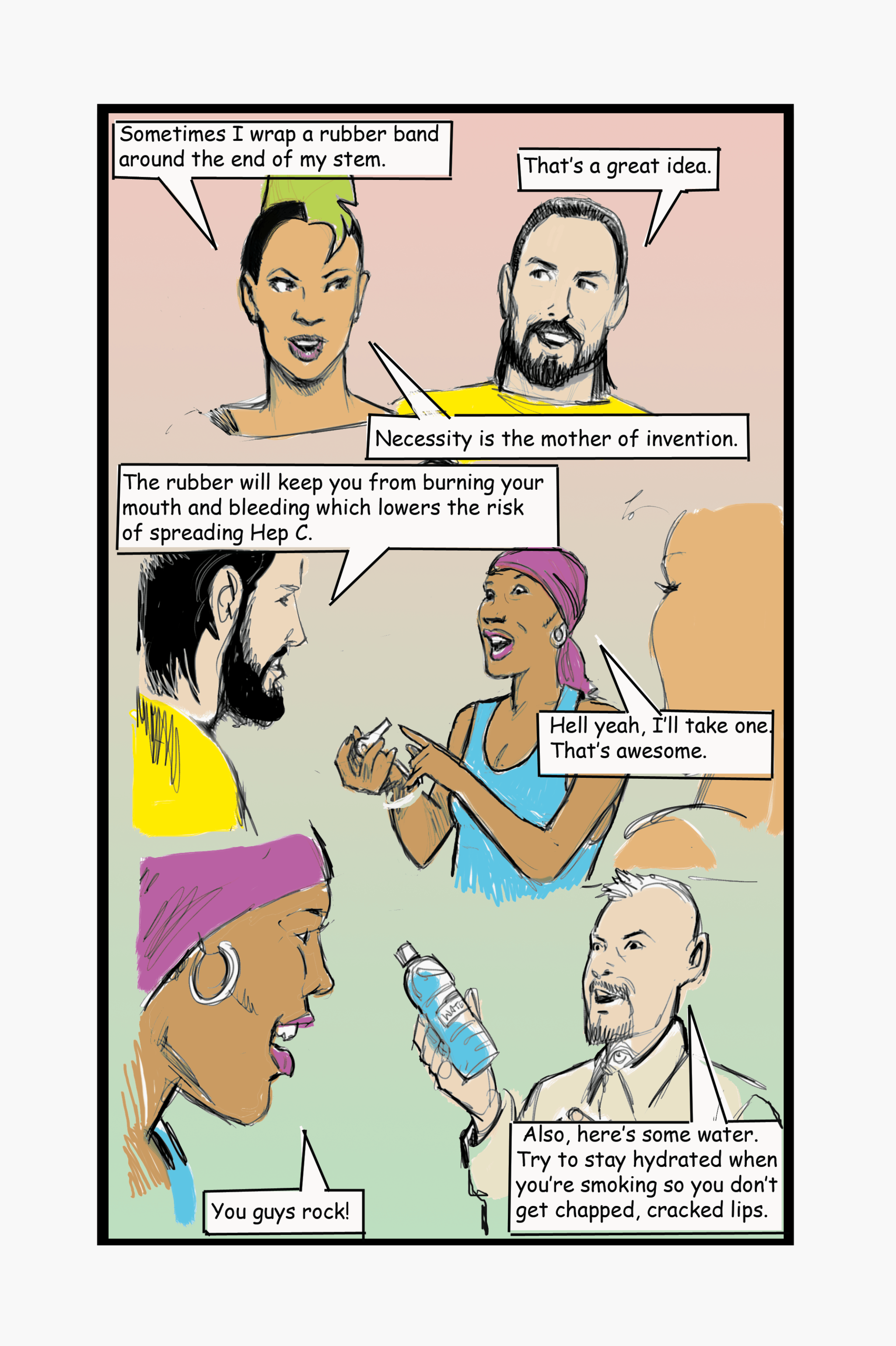 Read "The Young Injectables," a Harm Reduction Comic Book