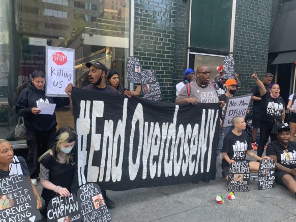 Protests Urge NY Gov. to Roll Out Safe Consumption by Executive Action