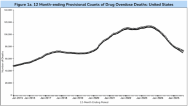 Delayed CDC Data Show the Drop in Overdose Deaths Has Slowed Down - Filter